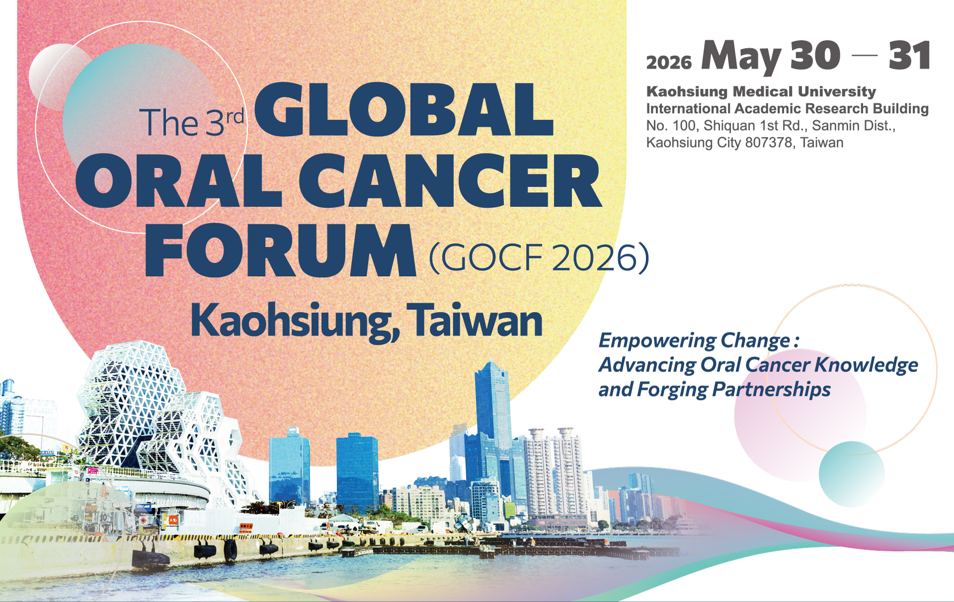 GOCF 2026 Official Website | 3rd Global Oral Cancer Forum | May 30-31